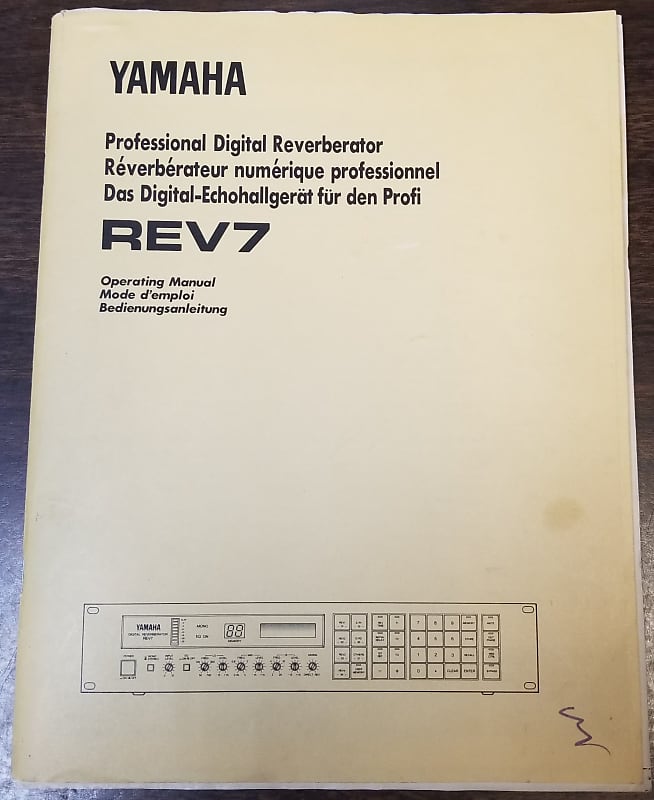 Yamaha REV-7 MANUAL | Reverb