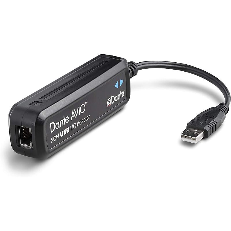 Audinate Dante AVIO 2x2 USB Type-A I/O Adapter for Dante | Reverb