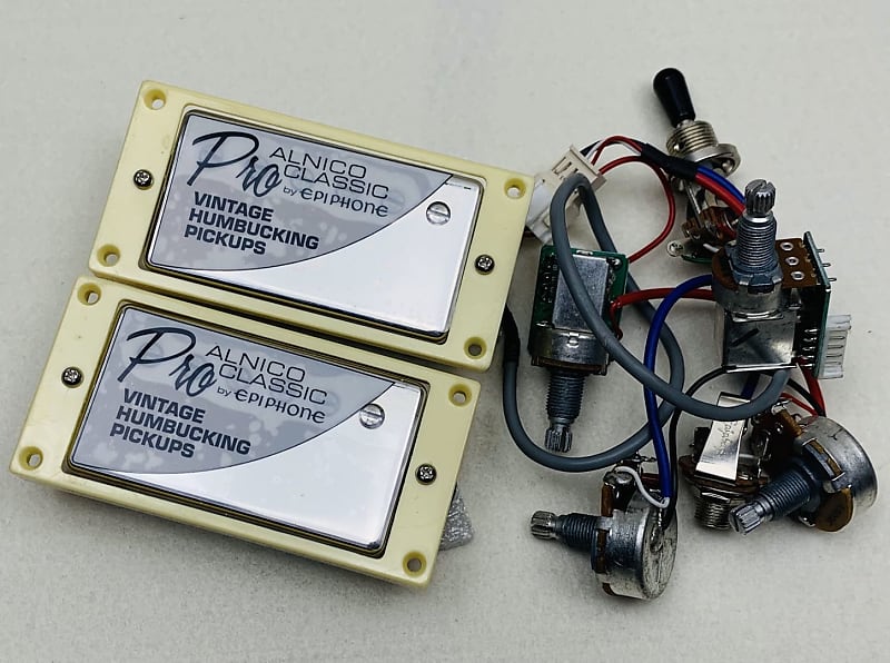 Original Epiphone Vintage ProBucker Humbucker Pickup Set for | Reverb