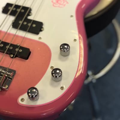 Gypsy Rose Bass Guitar 2015 Pink Sparkle | Reverb