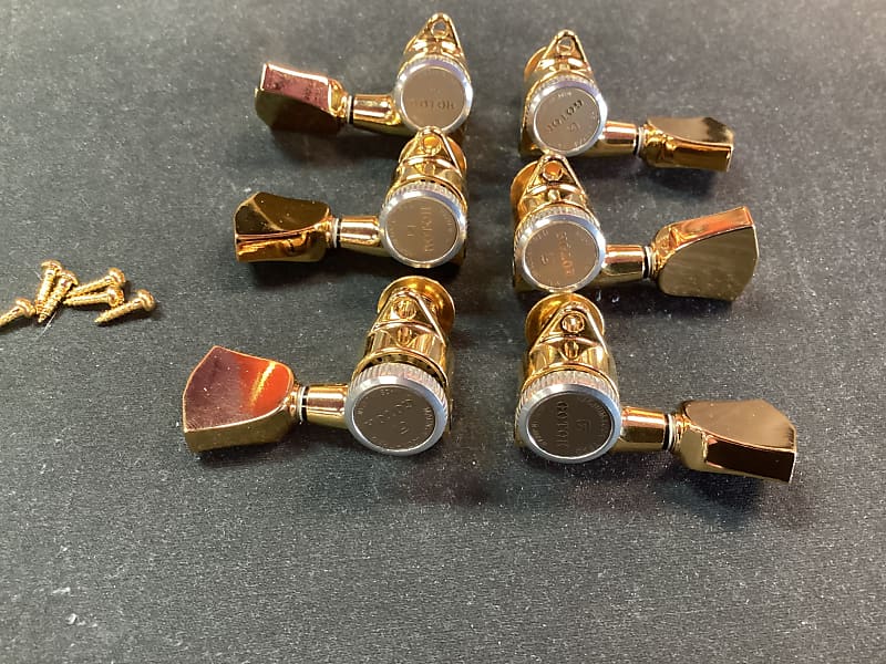 Gotoh Magnum Locking Tuners 3x3 Gold | Reverb