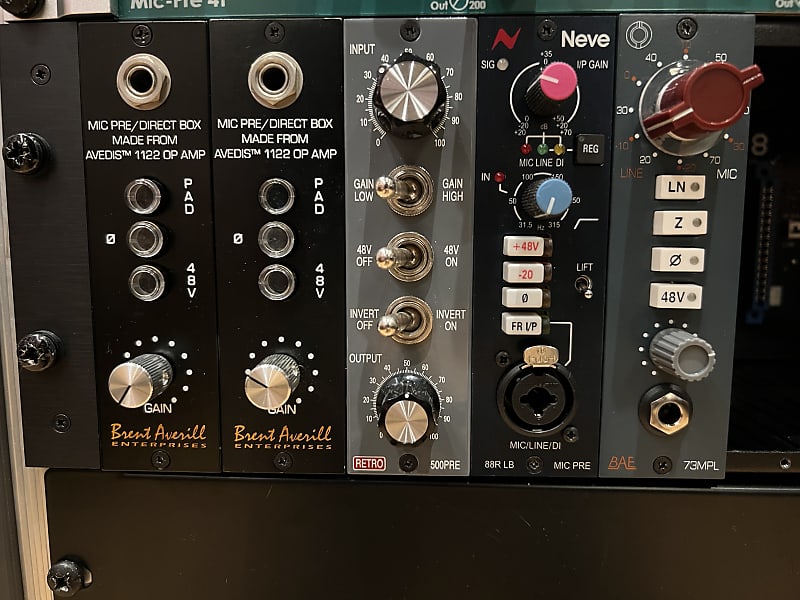 #1 Brent Averill 312ADI BAE 312A Mic Preamp Direct Box 500 | Reverb