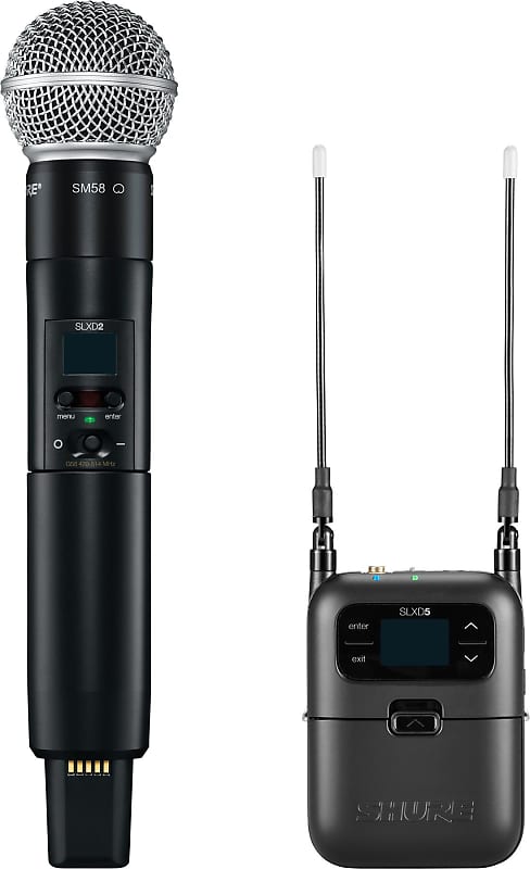 Shure SLXD25/SM58 Digital Wireless Portable Handheld | Reverb