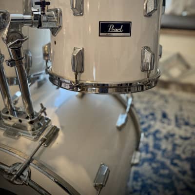 Pearl Drum Set 80s - Pure White | Reverb