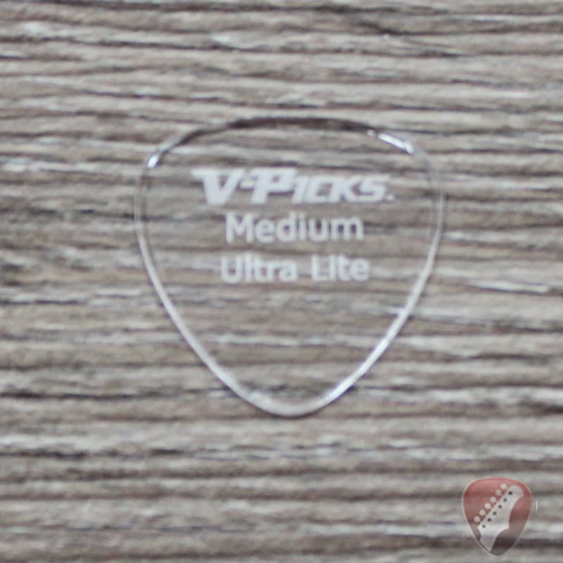 V-Picks Ultra Lite Medium Rounded Custom Guitar Pick .80mm | Reverb