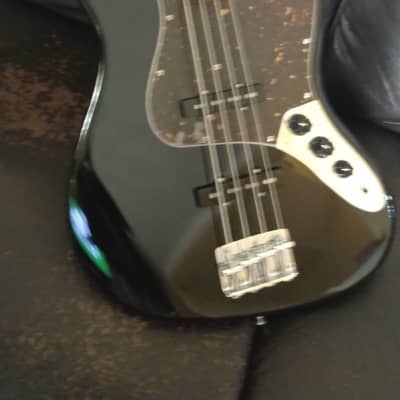 Made in Japan Fujigen Black Jazz Bass w/ Fender Custom Shop | Reverb