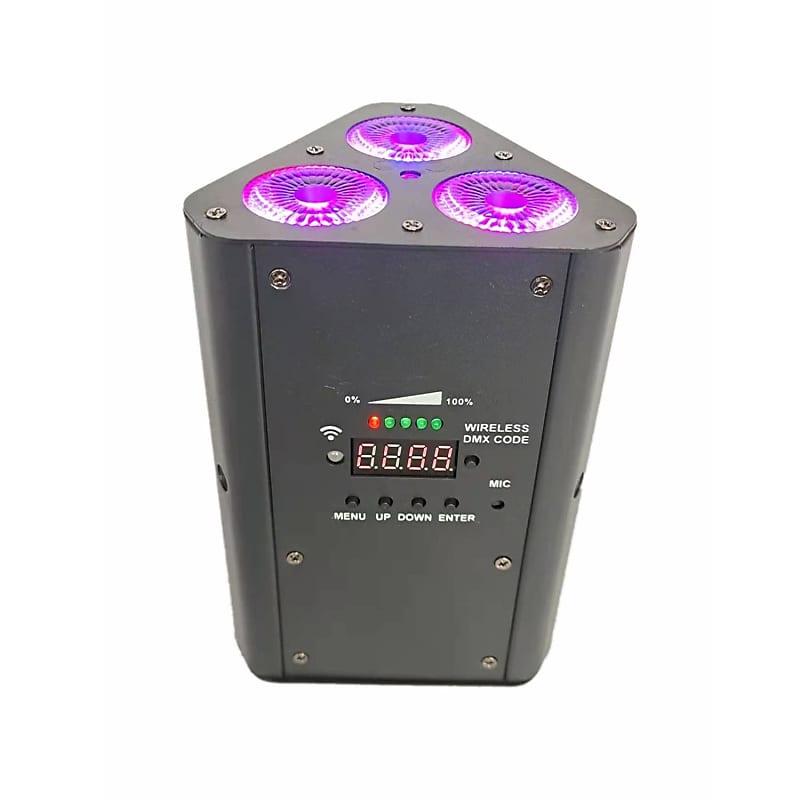 3X18W Rgbwauv 6 In 1 Wireless Dmx Rechargeable Battery Power | Reverb