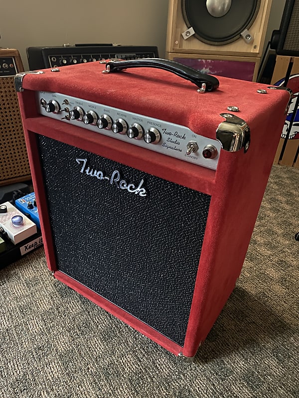 Two Rock Studio Signature Combo Amp Red Suede | Reverb