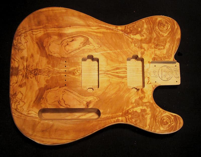 Telecaster Body, USA, Unfinished, Ash, HUMBUCKER PICKUPS With | Reverb