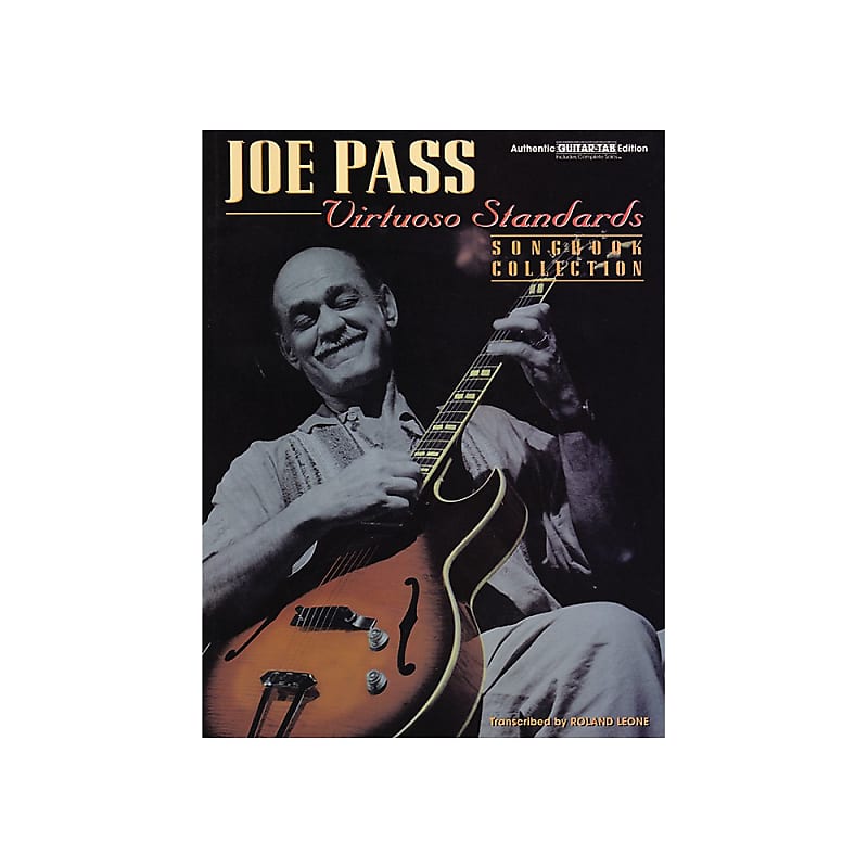 Alfred Joe Pass Virtuoso Standards Guitar Tab Book | Reverb