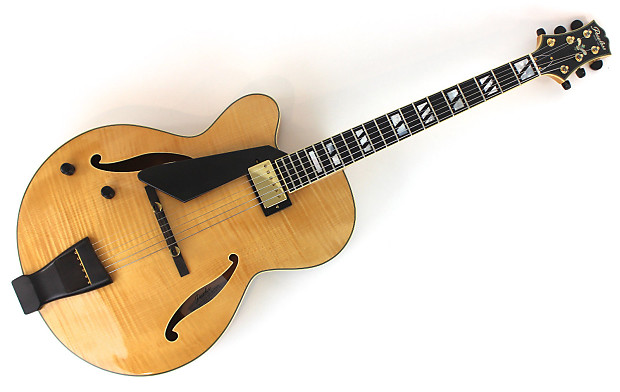 Left-Handed Peerless Cremona 16V Archtop Electric Acoustic | Reverb