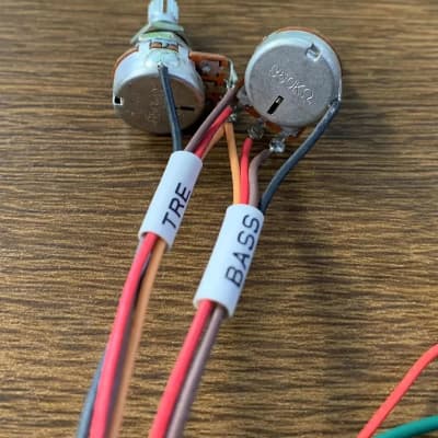 2 Band Active Bass Guitar E.Q Equalizer Preamp Circuit Pickup | Reverb