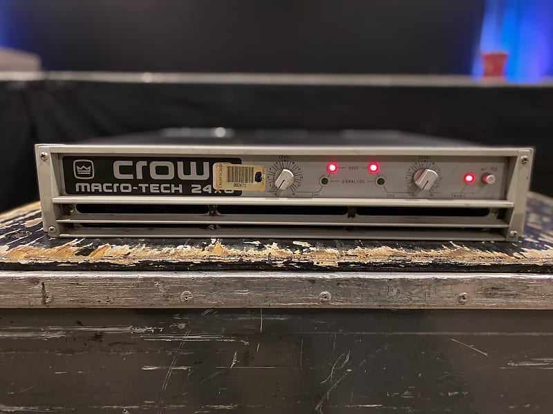Crown Macro-Tech 24x6 Stereo Power Amplifier | Reverb