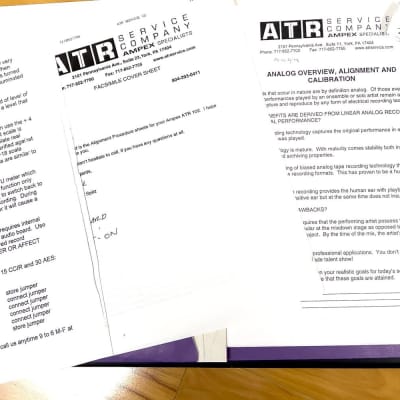 Ampex / ATR Services ATR 100 Series ATR-102 1" 2-Track | Reverb