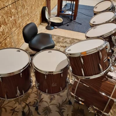 Sonor Vintage Series Rosewood Double Bass Drumset Drums | Reverb