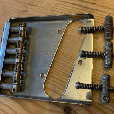 Fender Telecaster 1959 original Top Loader Bridge - modified | Reverb