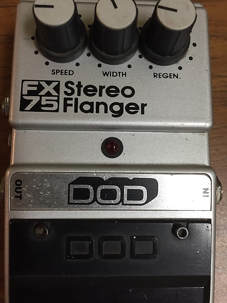 DOD Stereo Flanger Vintage FX75 80s Grey | Reverb