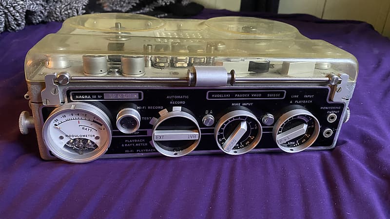 Nagra III Reel-to-Reel Tape Recorder | Reverb