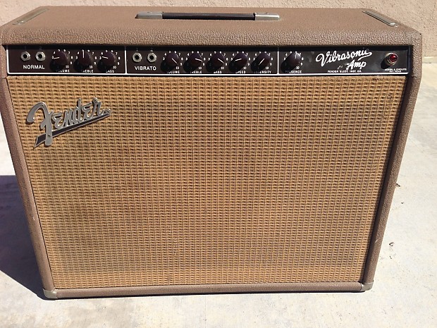 Fender Vibrasonic 1963 Brownface | Reverb