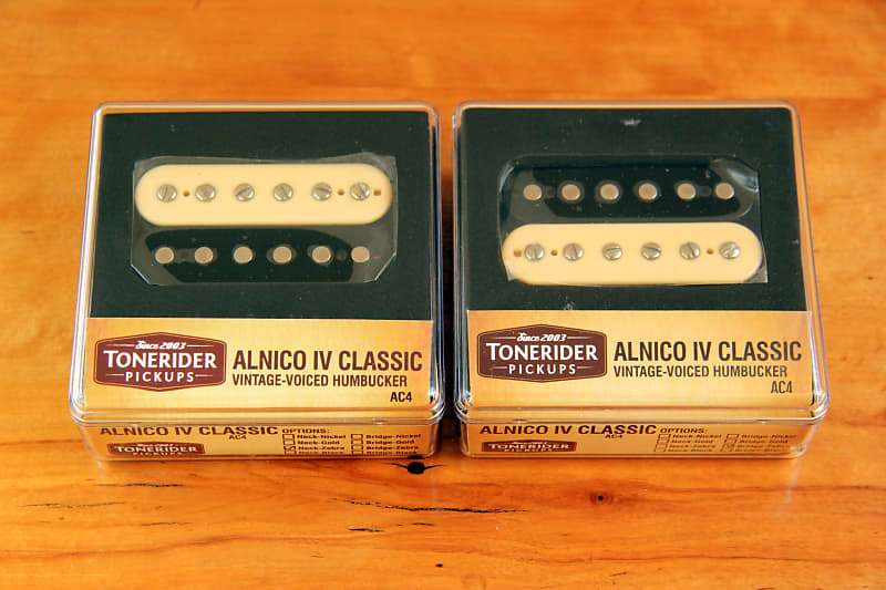 TONERIDER AC4 Classic SET Open Zebra Alnico IV VINTAGE | Reverb France