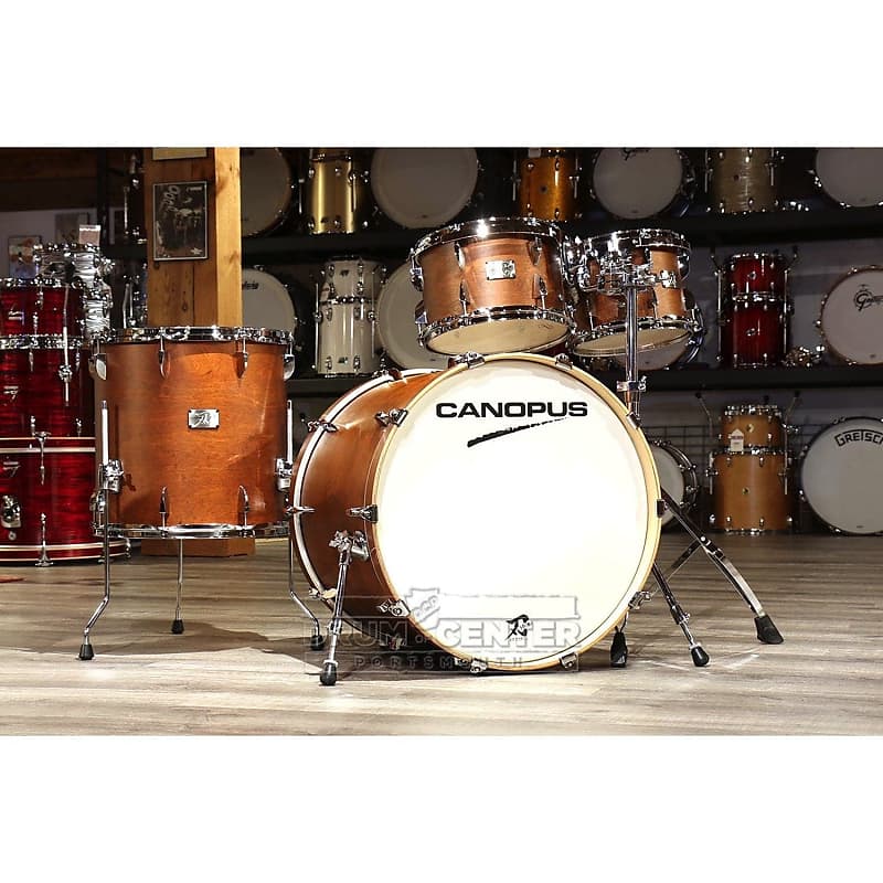 Canopus Yaiba 4pc Groove Kit Antique Brown Matte Lacquer | Reverb