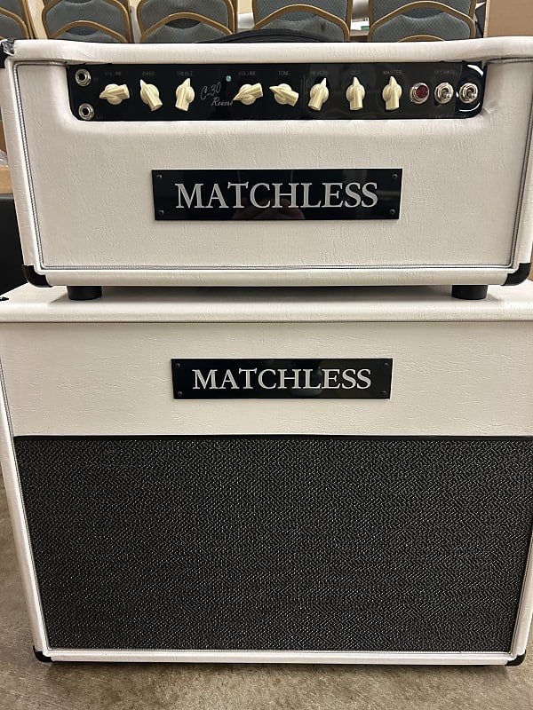 Matchless Hc-30 Rev 2022 White Head and 2x12 Cab | Reverb