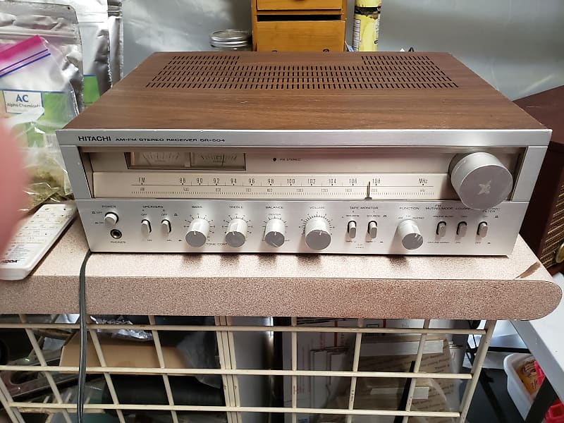 Hitachi SR 504 1978 silver REDUCED! | Reverb