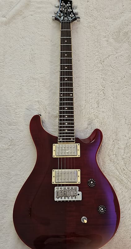Harley Benton CST-24 - Black Cherry Flame | Reverb
