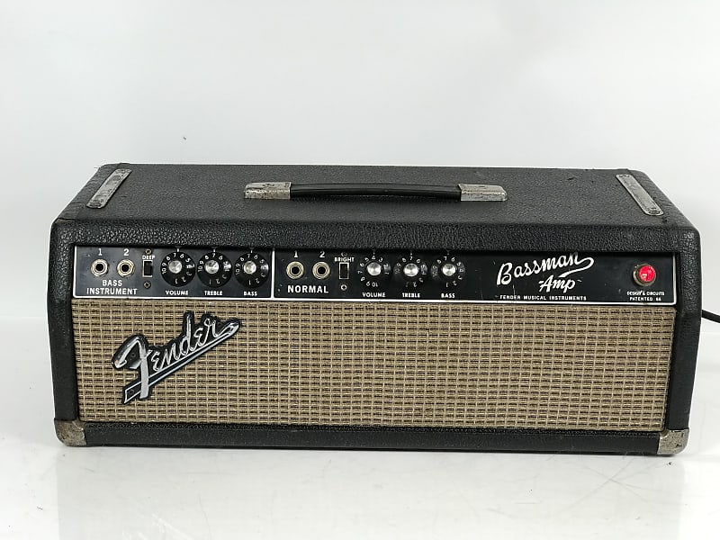 Fender Bassman 2-Channel 50-Watt Guitar Amp Head 1966 | Reverb