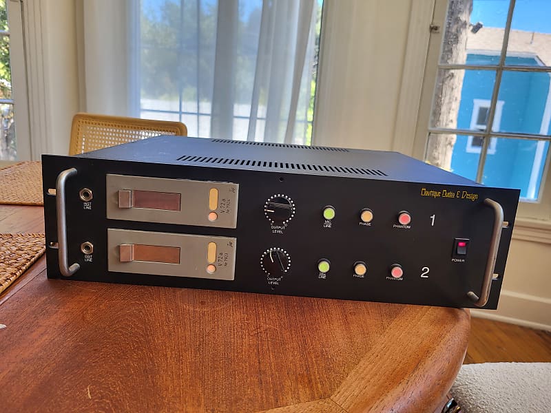 Boutique Audio Rack w/ Two TAB V72a Preamps 1960s - Grey | Reverb