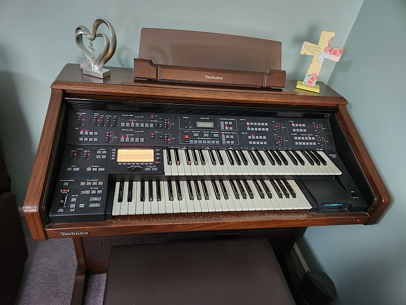 Technics SX-GX3 2-keyboard organ with footpedals | Reverb