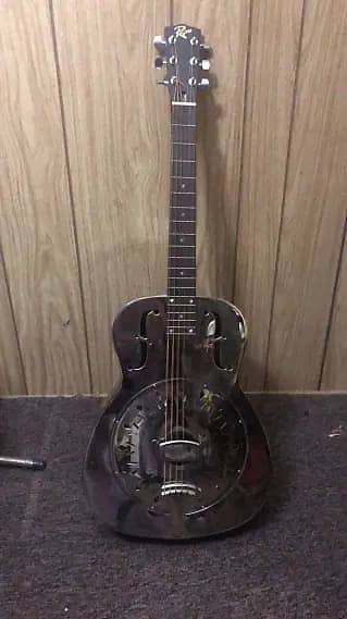Rogue CB60 Metal Resonator Guitar | Reverb