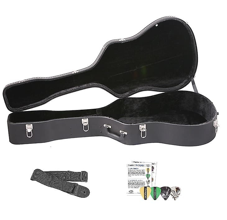 ChromaCast CC-AHC-KIT-1 Acoustic Guitar Hard Case with Guitar | Reverb