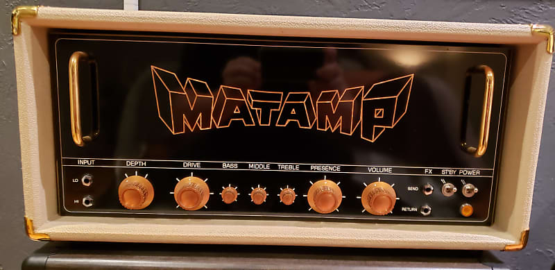 Matamp GT200 MKII 2014 Cream / Black /Gold Custom | Reverb