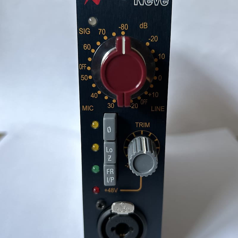 AMS Neve 1073LB 500 Series Mic Preamp Module 2010s - Blue | Reverb