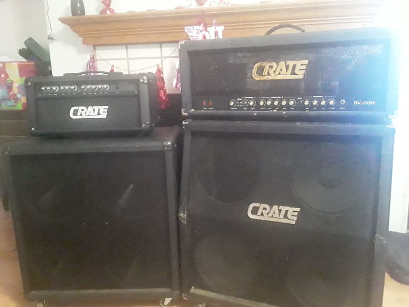 Crate GX-1200X mid 2000 - Black | Reverb