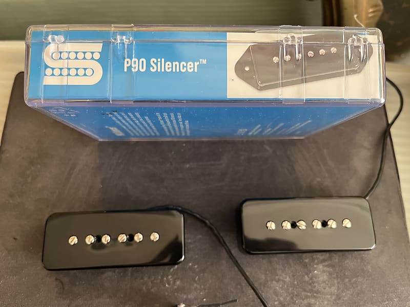Seymour Duncan P90 Silencer Vintage set - Black | Reverb
