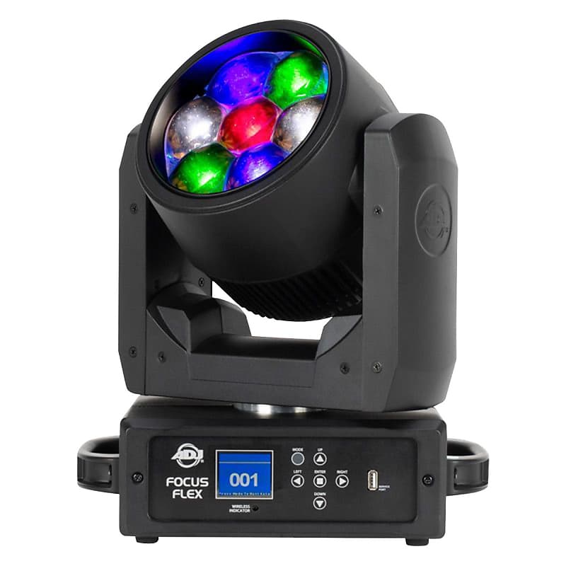 ADJ FOCUS-FLEX Moving Head RGBW LED Pixel Wash Light with | Reverb