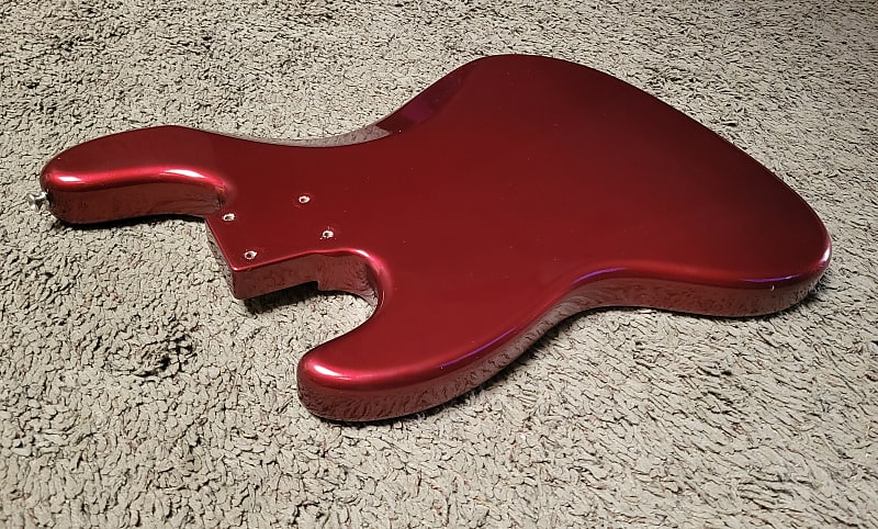 Relic ‘60s Style Jazz Bass Body - MJT - Candy Apple Red Nitro | Reverb
