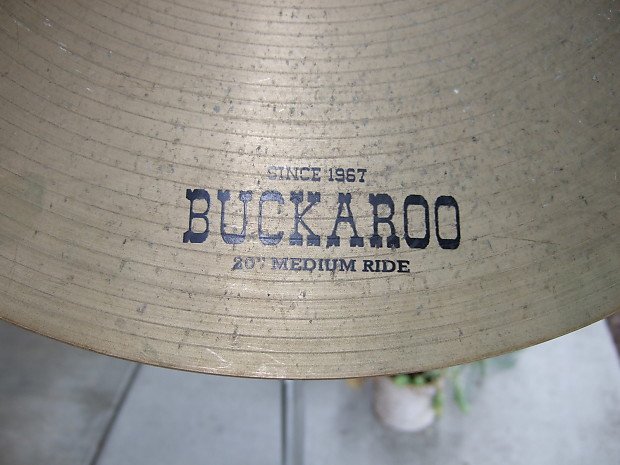 Buckaroo 20" Medium Ride - Unusual Find - Probably Rare - | Reverb