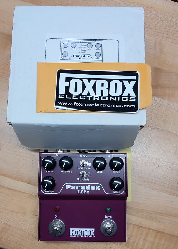 Foxrox Electronics TZF2 - Through Zero Flanger | Reverb
