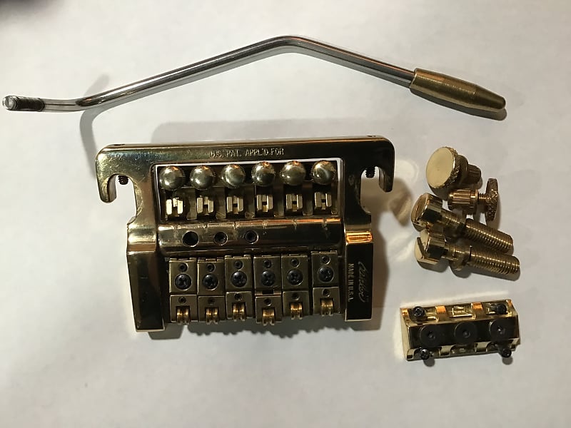 Kahler Bridge system 1980’s - Brass | Reverb