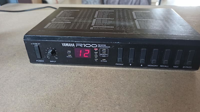 Vintage Yamaha R100 Reverb Processor 1990's | Reverb