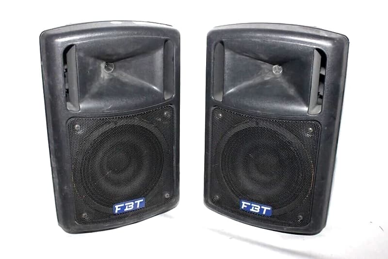(2) FBT MaxX 2A 2-Way Powered Speaker 200+50 Watts #1037 | Reverb