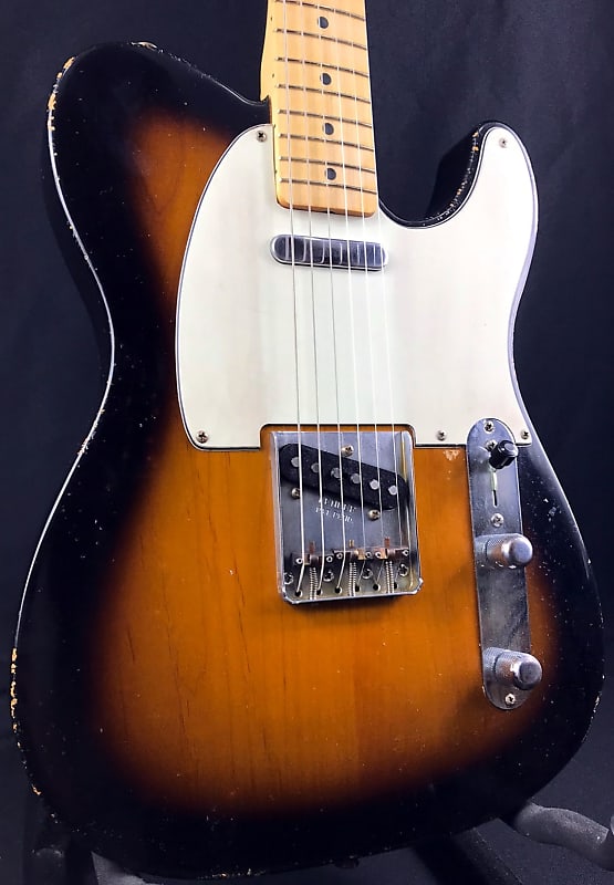 Custom/Hybrid Telecaster, Heavy Relic, 2-Tone Tobacco Burst | Reverb