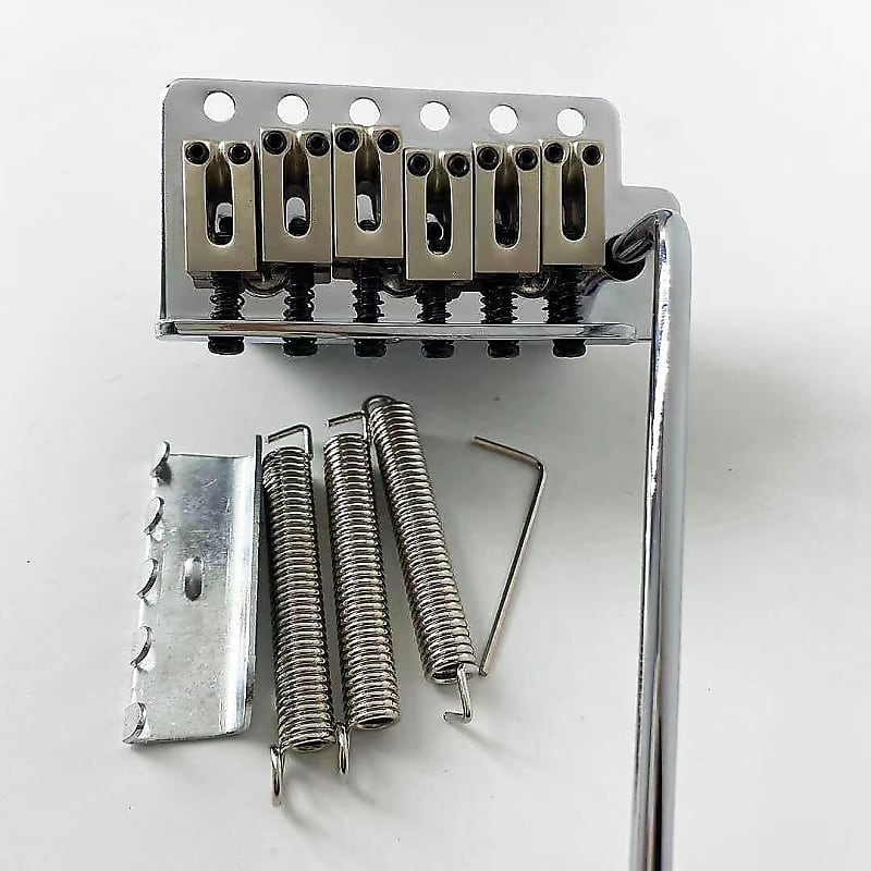Wilkinson Modern Tremolo Bridge System in Chrome | Reverb