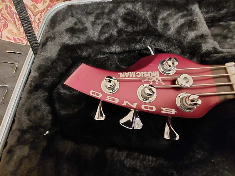 Ernie Ball Music Man Bongo HS 4st Candy Apple Red | Reverb