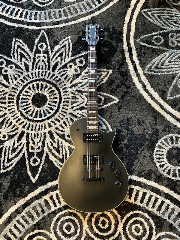 Used ESP/LTD Eclipse EC-256 Electric Guitar: Black Satin, | Reverb