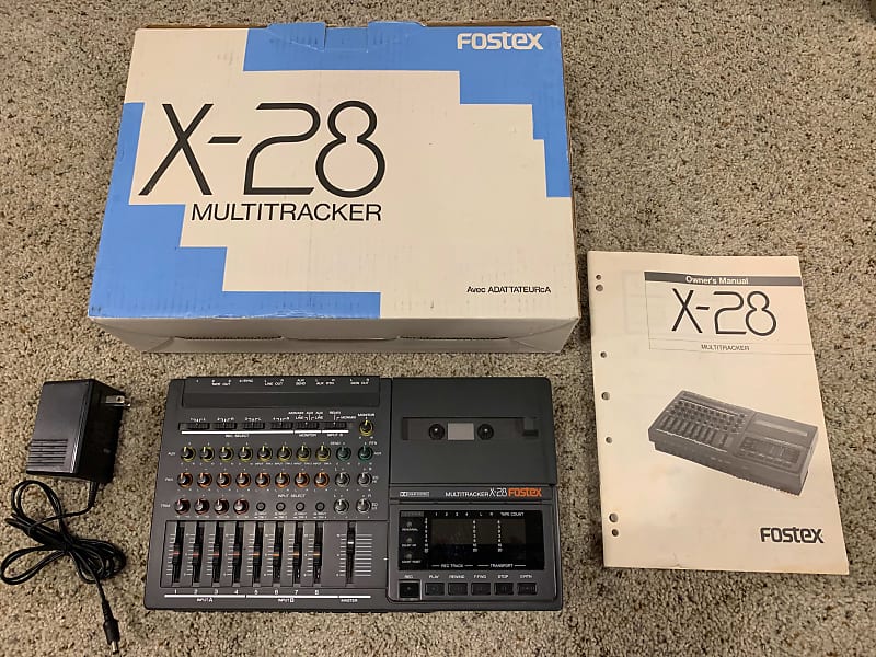 Fostex X-28 Four Track Analog Cassette Recorder | Reverb