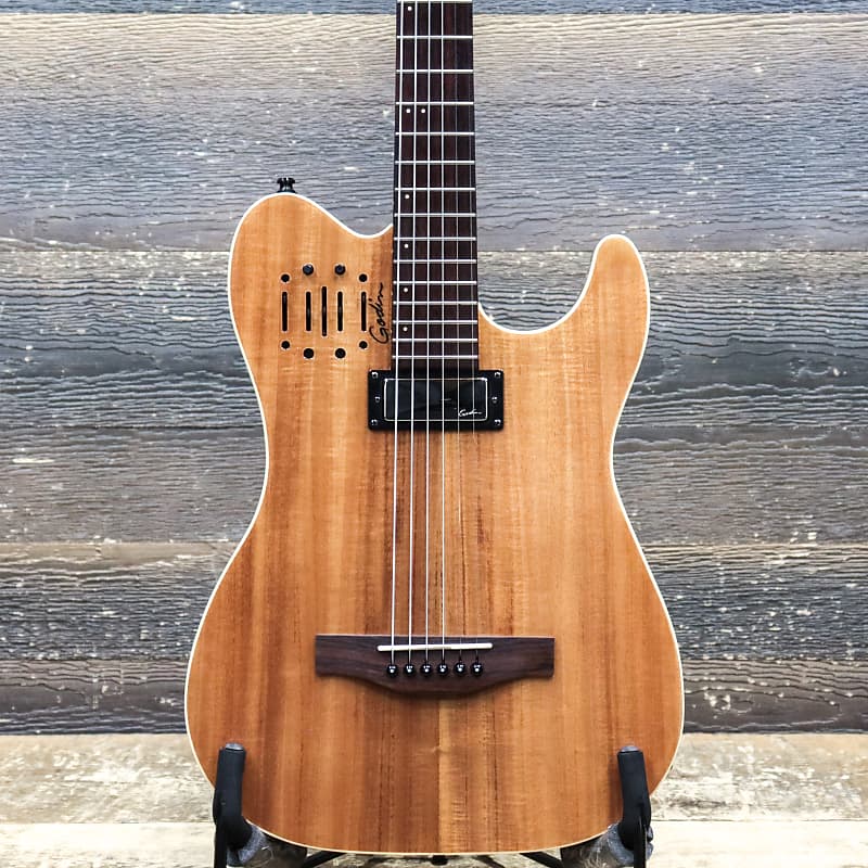Godin Acousticaster 40th Anniversary Koa RN Electro-Acoustic | Reverb